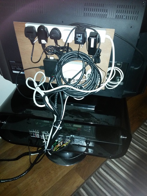 TV Cable Tidy | Chris Swan's Weblog